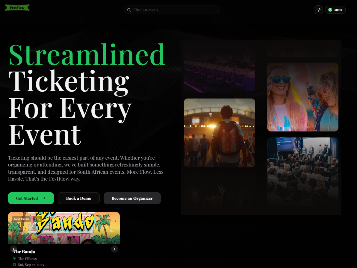FestFlow - Advanced Event Ticketing Platform